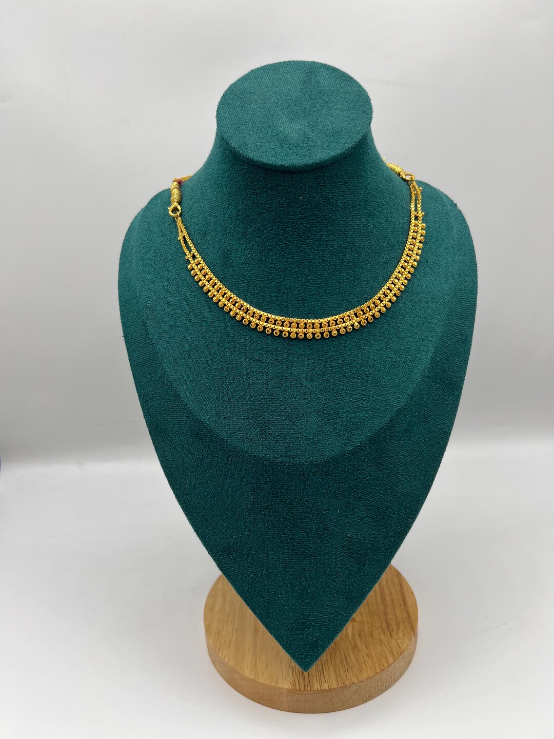 Lightweight Gold-plated Mini Haar Necklace – Ideal for Everyday Glam - Etsy