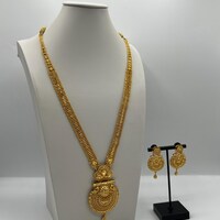 24k Gold Plated Ball Chain Rani Haar - Etsy