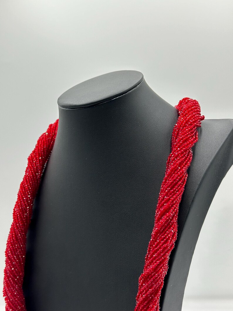 24K Gold Plated New Design Maili Tilhari in Red Hydro Potey Necklace ...