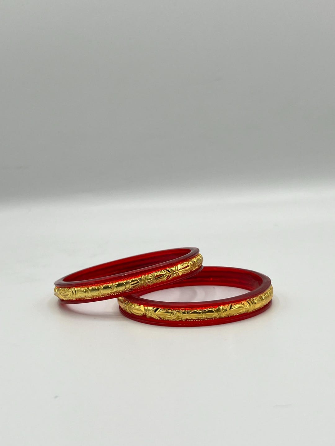 Gold Plated Pola Chura Set of 2 - Etsy