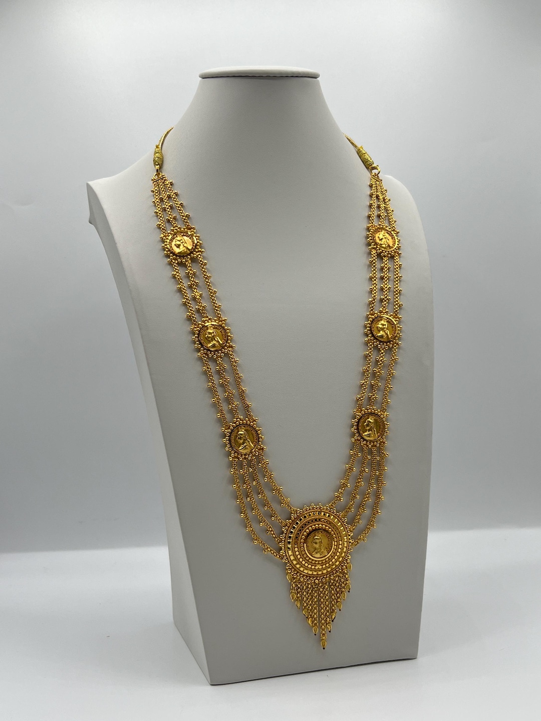 Gold Plated Coin Haar Nepali Jewellery Teej Jewellery Affordable Gold ...