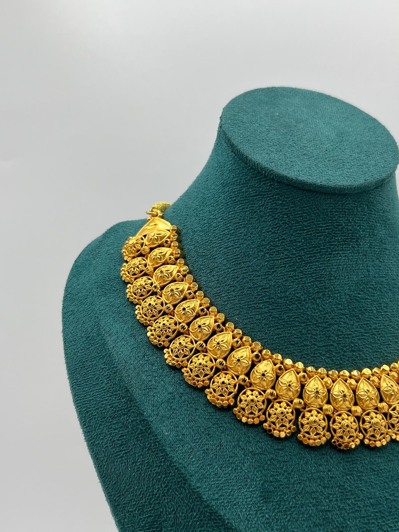 Gold Plated Mini Haar Temple Haar Nepali Jewellery Indian Bridal ...