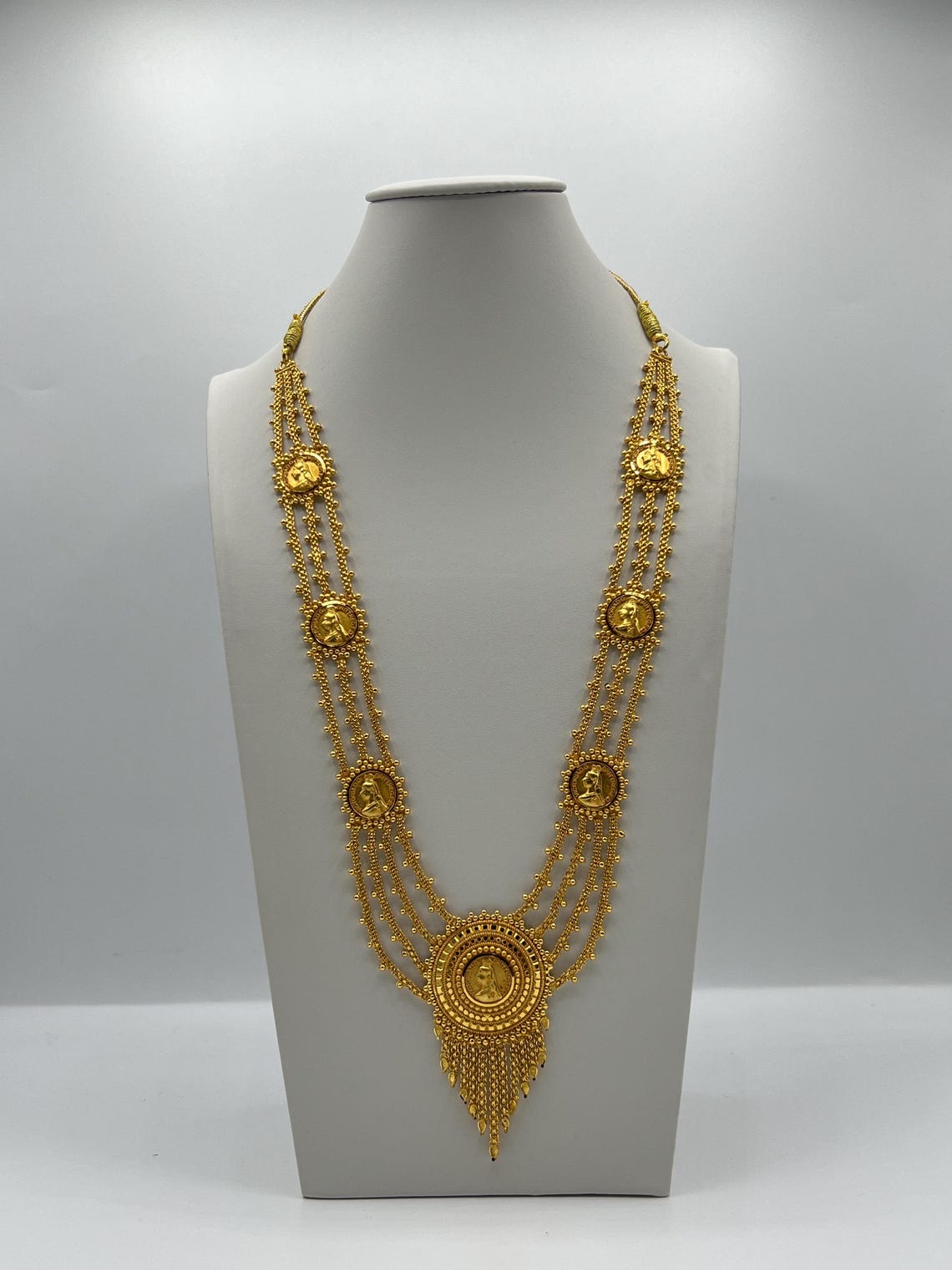 Gold Plated Coin Haar Nepali Jewellery Teej Jewellery Affordable Gold ...