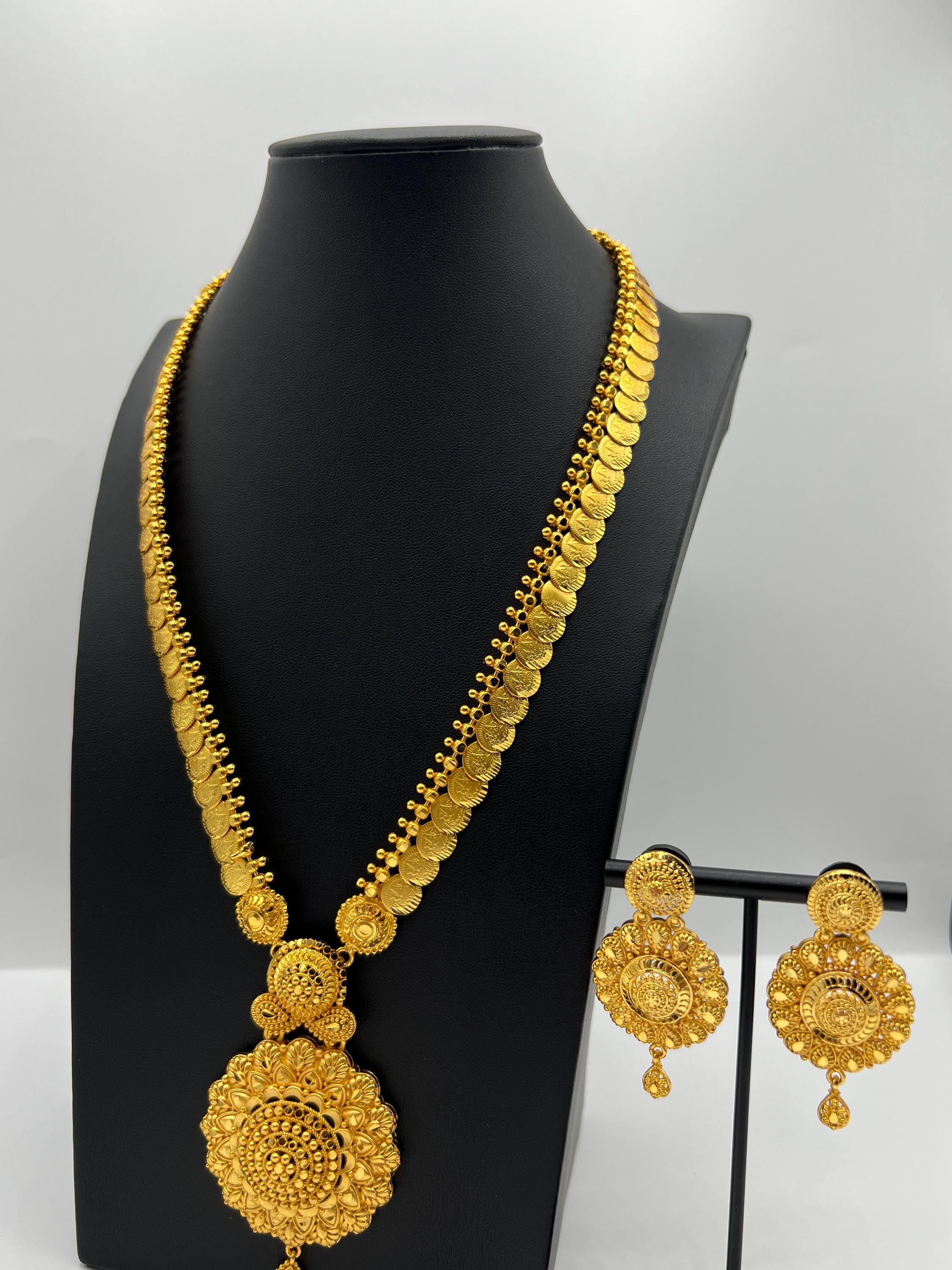 Coin Rani Haar Set Gold Plated Nepali Bridal Jewellery Traditional Teej ...