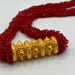 24K Gold Plated New Design Maili Tilhari in Red Hydro Potey Necklace ...