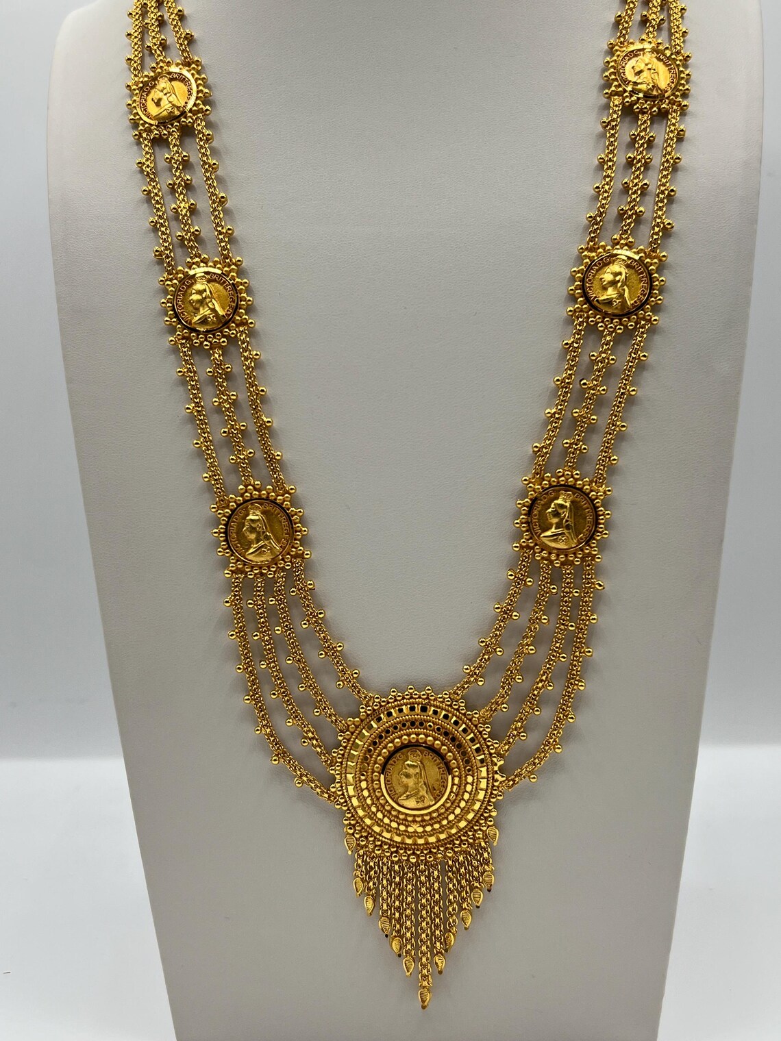 Gold Plated Coin Haar Nepali Jewellery Teej Jewellery Affordable Gold ...