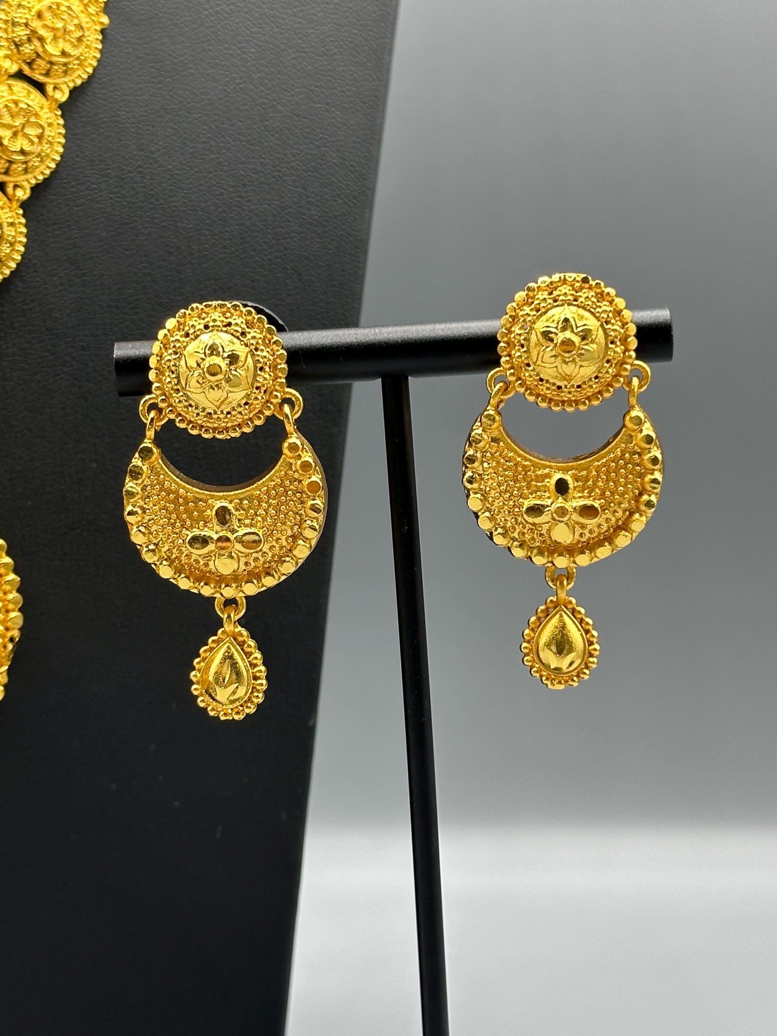 24k Gold Plated Rani Haar Set, Inspired by India, Pakistan, and Nepal ...