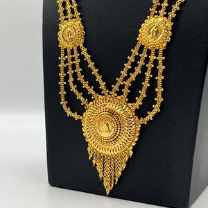 Gold Plated Coin Rani Haar With Influenced by Nepal, Indian, Pakistan ...