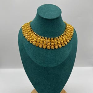 Luxury Gold Plated Mini Haar | Traditional Indian/nepali Necklace ...