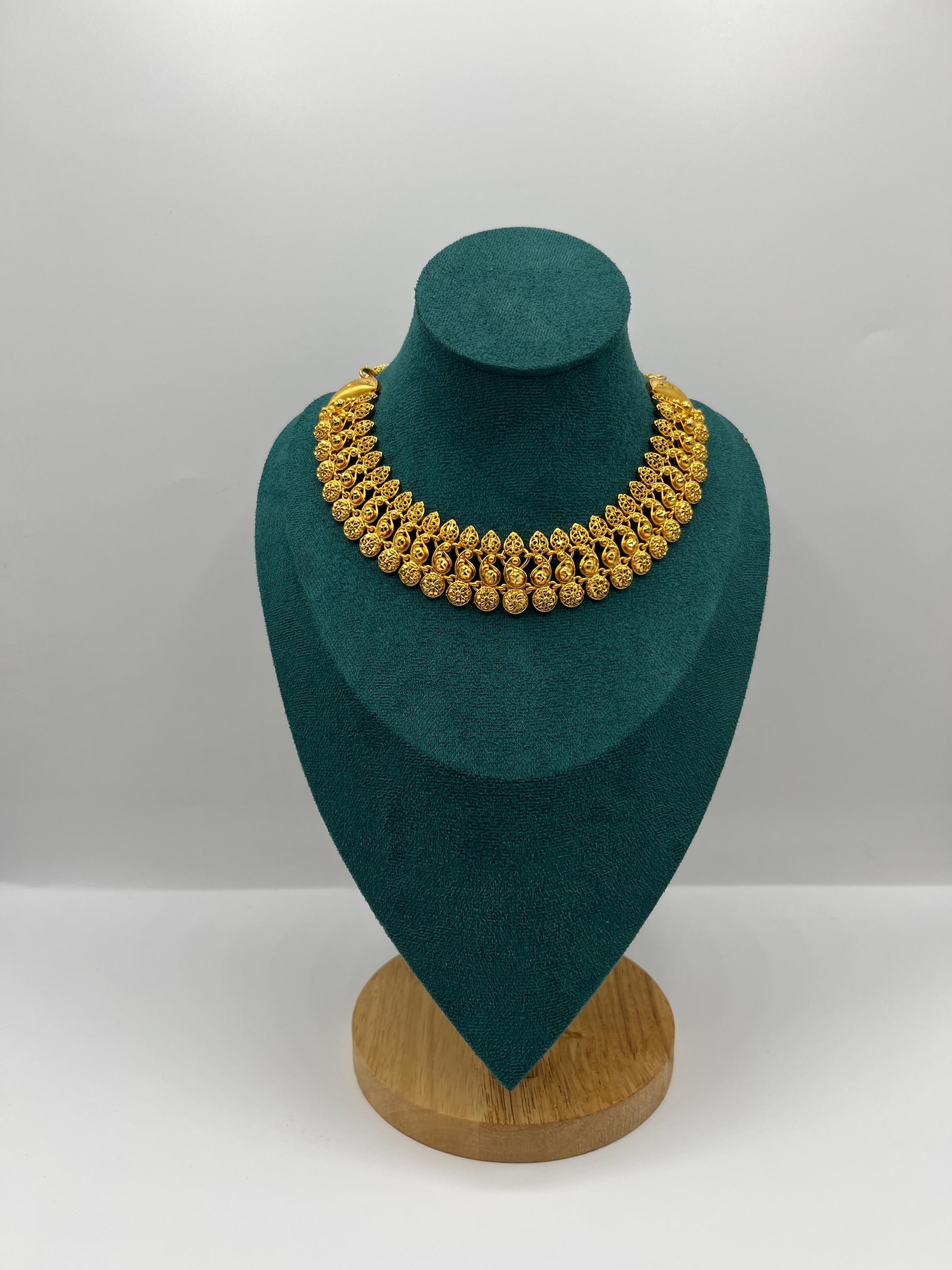 Luxury Gold Plated Mini Haar | Traditional Indian/nepali Necklace ...