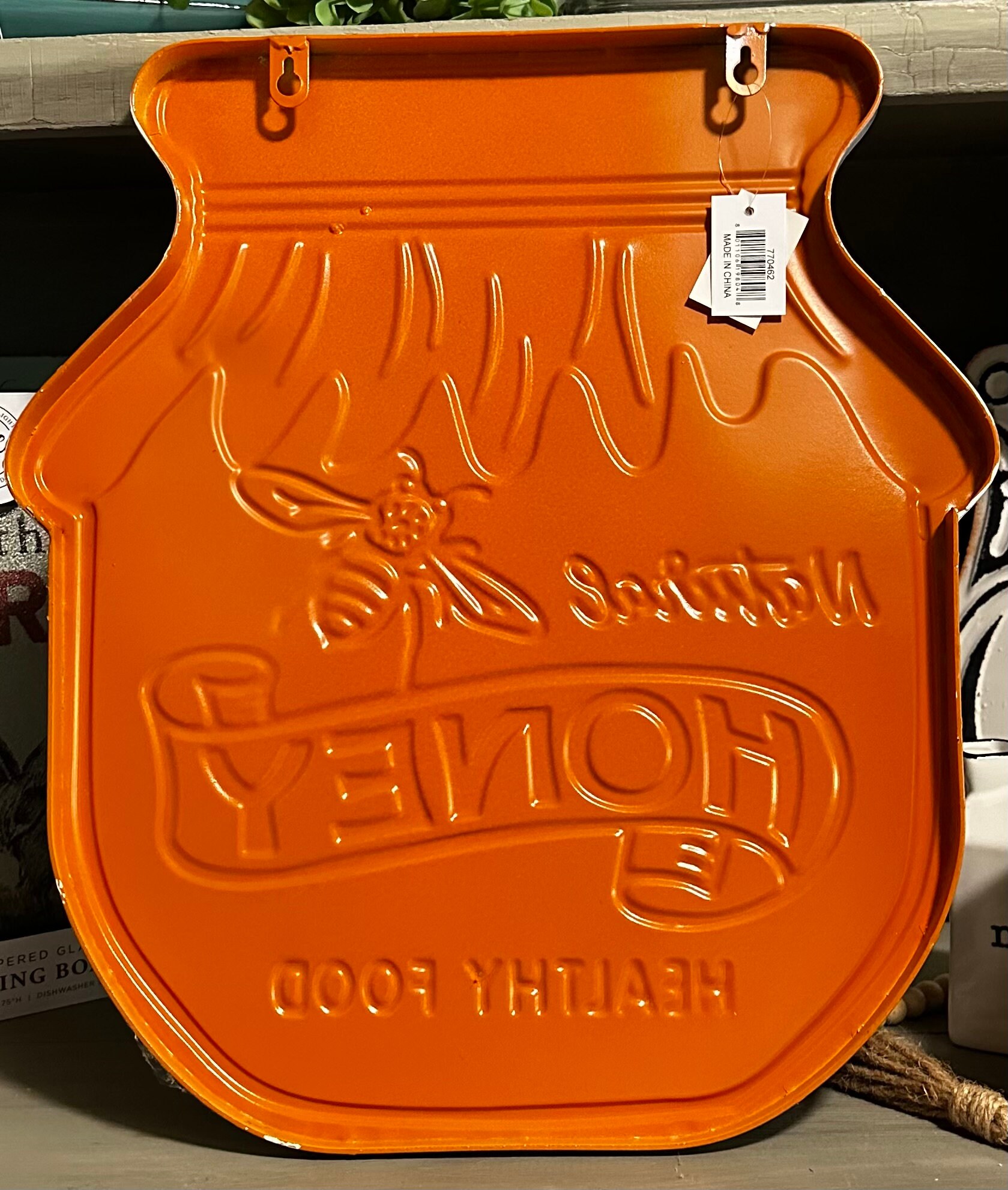 Metal Honey Jar Sign - Etsy