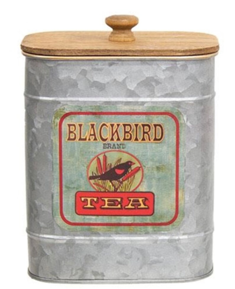 Metal Kitchen Canisters Set/4 - Etsy