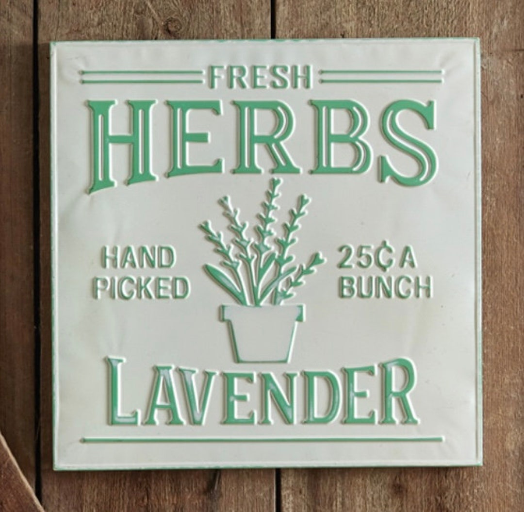 Decorative Enamel Wall Sign - Etsy