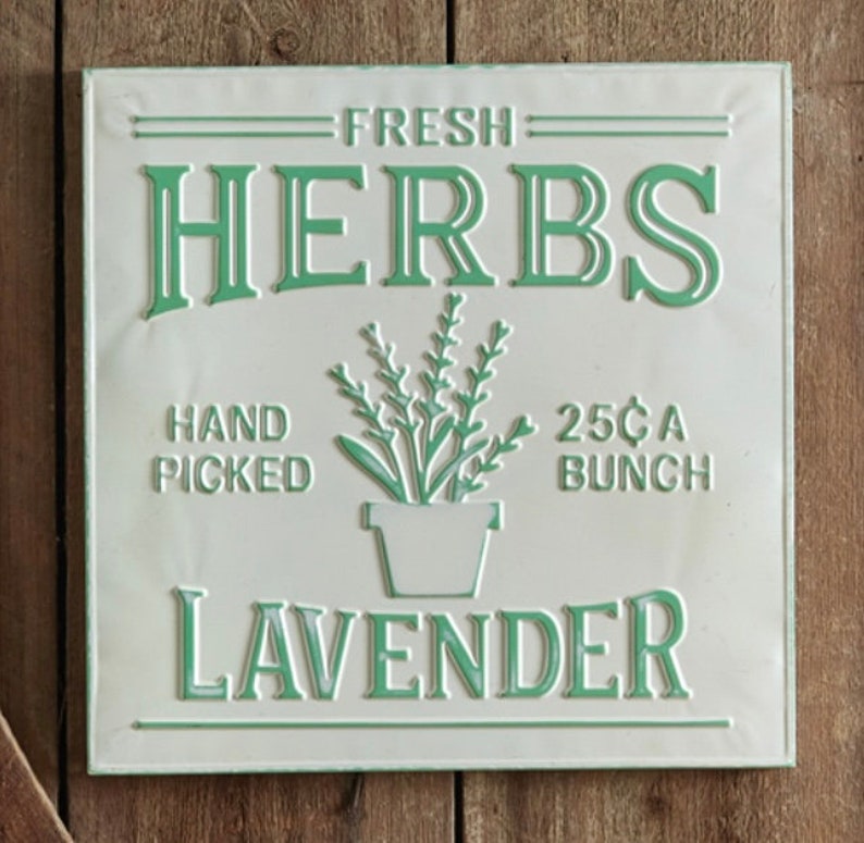 Decorative Enamel Wall Sign - Etsy