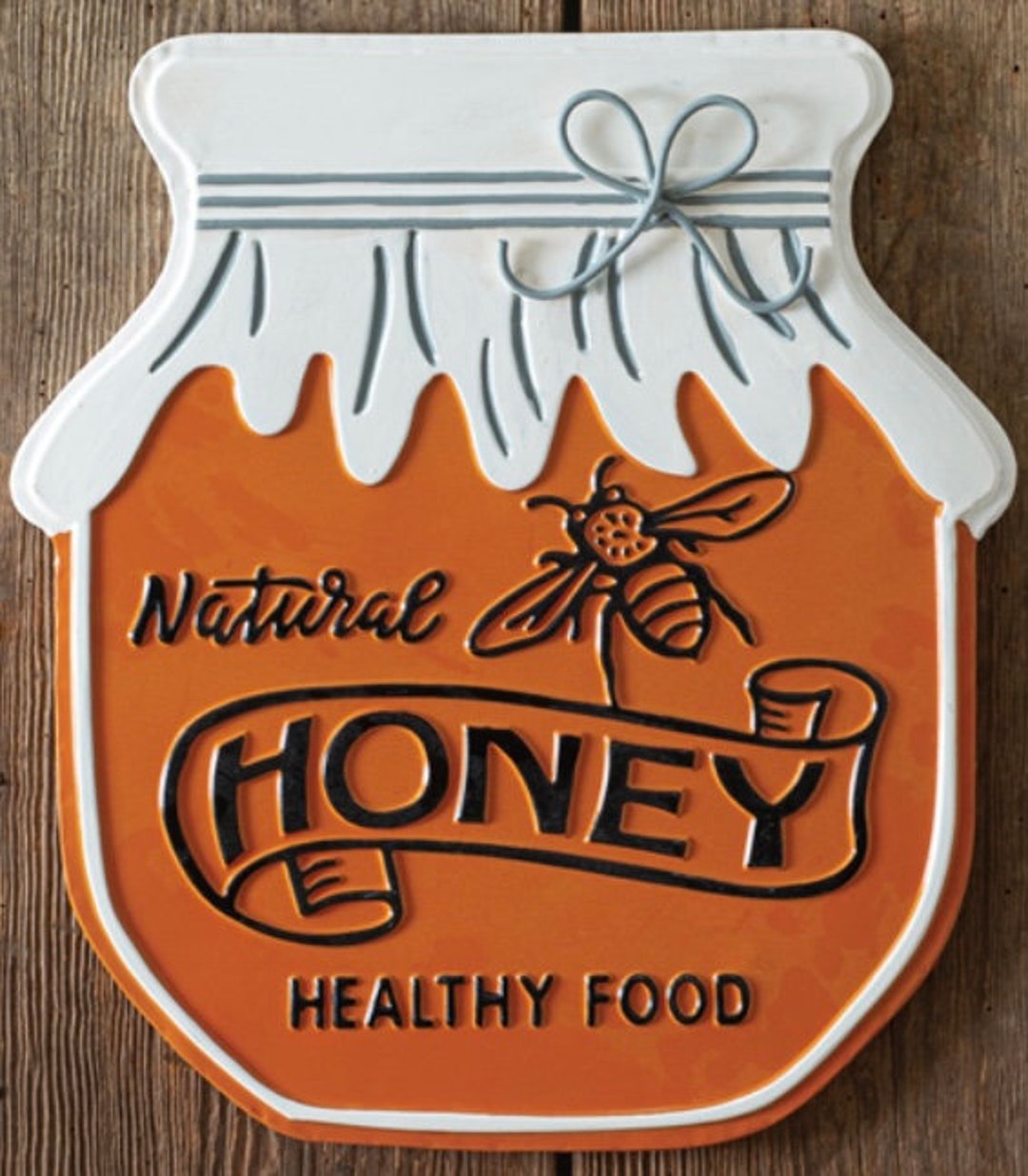 Metal Honey Jar Sign - Etsy