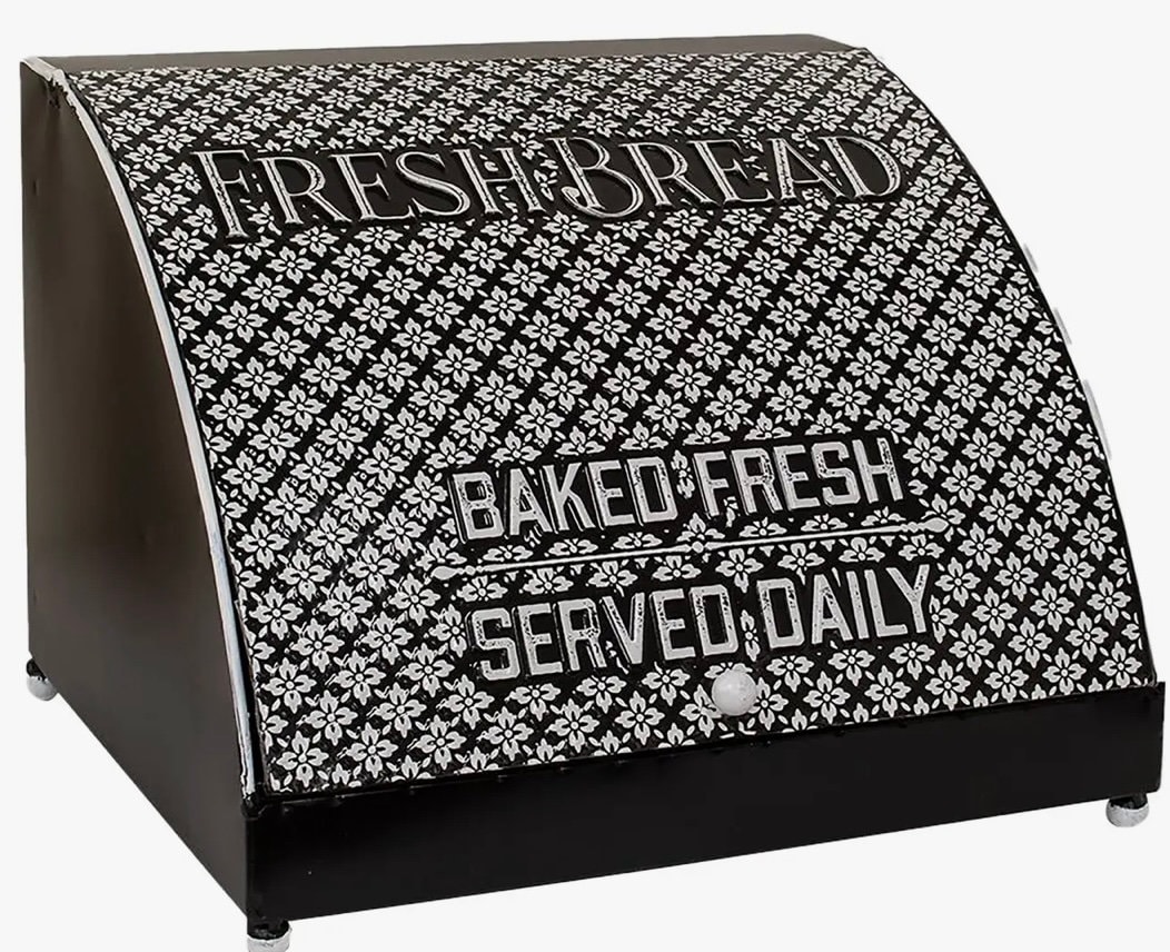 Embossed Metal Breadbox - Etsy