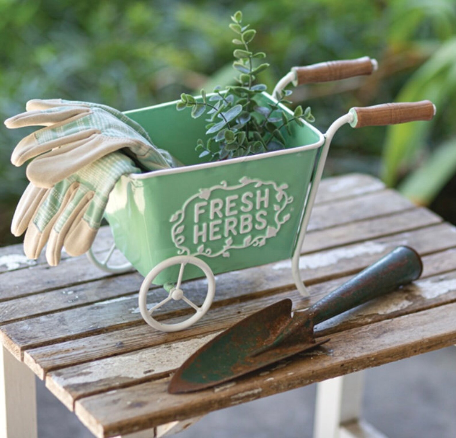 Decorative Table/ Garden Cart - Etsy