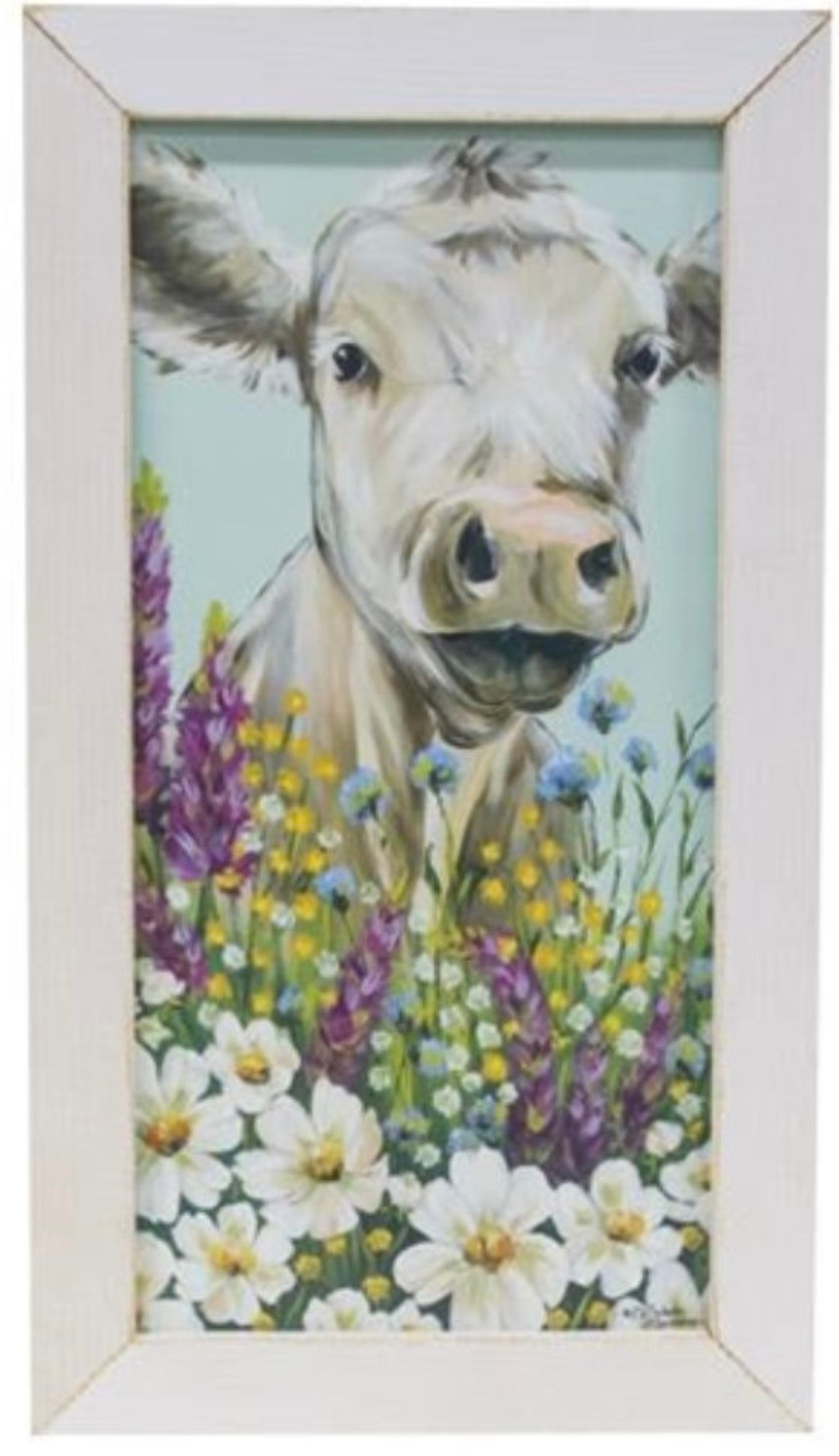 Farmhouse Framed Cow Print - Etsy