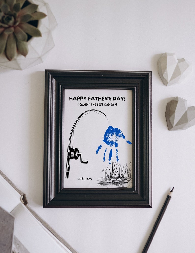 Fathers Day Handprint Craft DIGITAL DOWNLOAD, Fathers Day Gift, Fathers ...