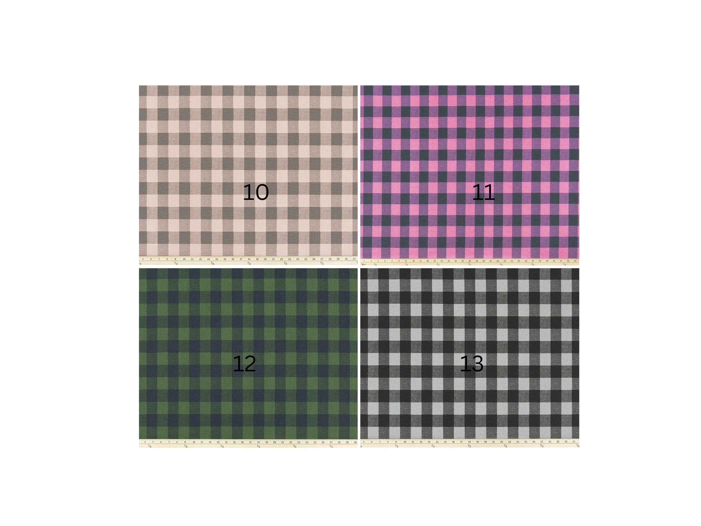 Navy Blue Check Fabric, Premier Prints Buffalo Plaid Italian Denim ...