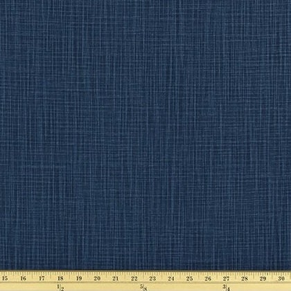 Navy Blue Solid Linen Look Fabric, Cotton Slub Canvas, Premier Prints ...