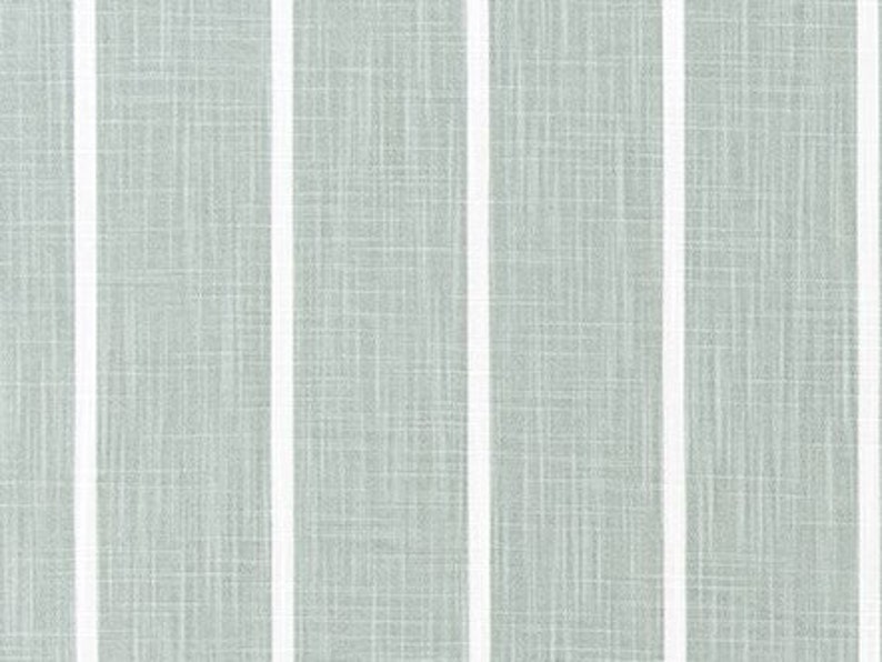 Sage Green Striped Cotton Duck Cloth Fabric, 54" Wide, Premier Prints ...