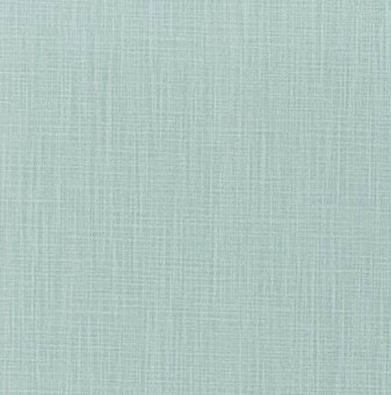 Aqua Blue Solid Linen Look Fabric, Cotton Slub Canvas, Slate Blue, Premier Prints Faulkner Water ...