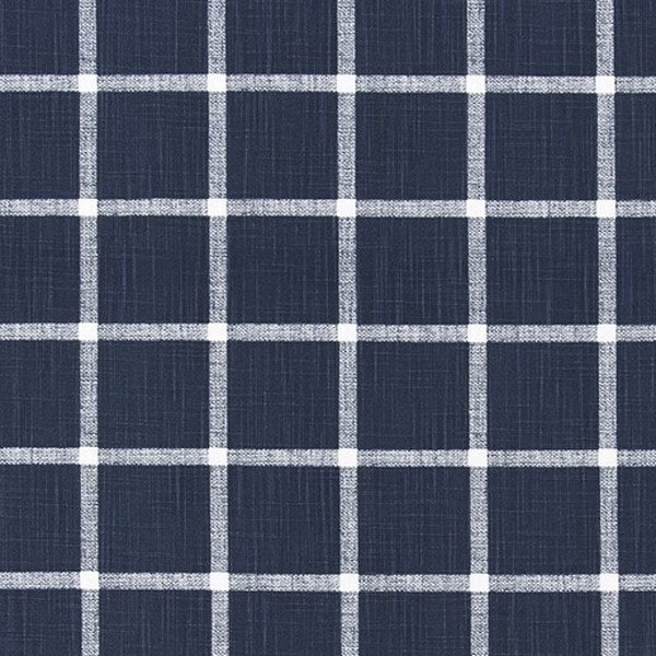 Navy and White Fabric - Etsy