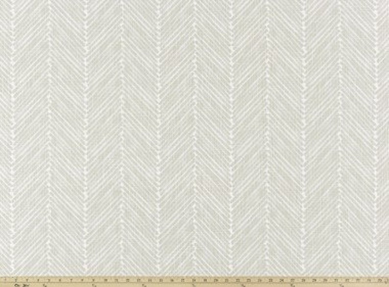 Neutral Herringbone Upholstery Fabric by the Yard, Premier Prints ...