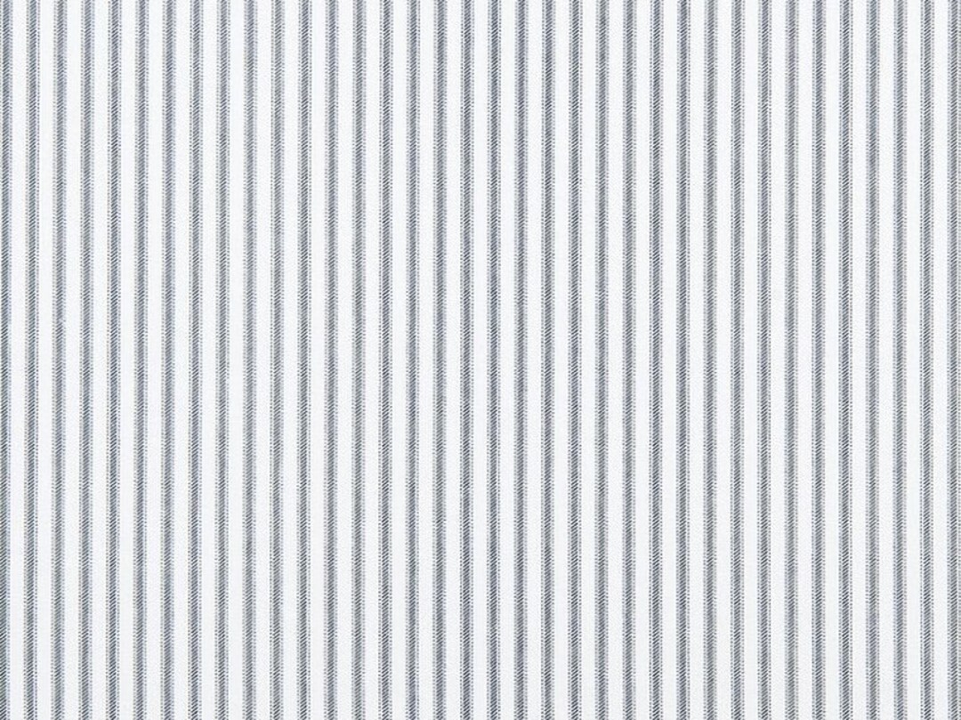Navy Blue & White Ticking Stripe Fabric Designer Striped - Etsy