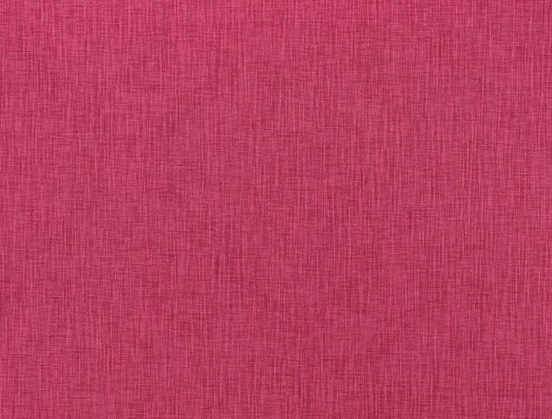 Hot Pink Solid Linen Look Fabric, Cotton Slub Canvas, Premier Prints ...