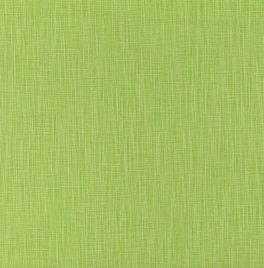 Lime Green Solid Linen Look Fabric, Cotton Slub Canvas, Premier Prints ...