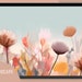 Boho Floral Desktop Wallpaper Art Desktop Wallpapers Mac - Etsy