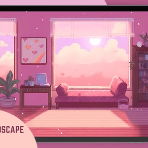 Cozy Game Pink Wallpaper Pastel Wallpaper Pink Desktop Wallpaper Cute ...