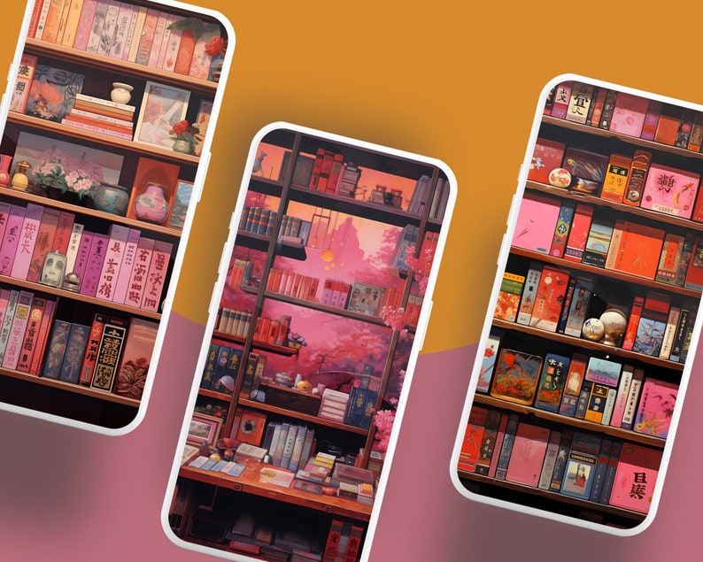 Lofi Wallpaper Book Wallpaper Lofi Twitch Overlay Lofi - Etsy