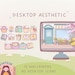 Spring Cafe Desktop Wallpaper & Icon Set: Sakura Floral Organizer ...