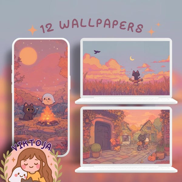 Everygirl Tech Backgrounds October 2025 Wallpaper - Etsy Canada