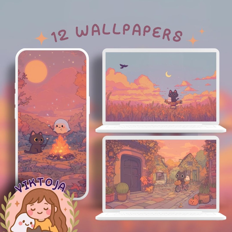 Everygirl Tech Backgrounds October 2025 Wallpaper - Etsy Canada