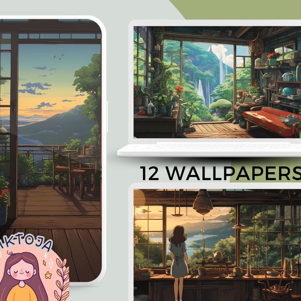Animated Virtual Background A Cozy Night Vtuber Background Twitch ...