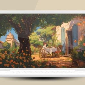 Studio Ghibli Wallpaper Anime Wallpaper Dreamy Desktop Wallpaper Ghibli ...