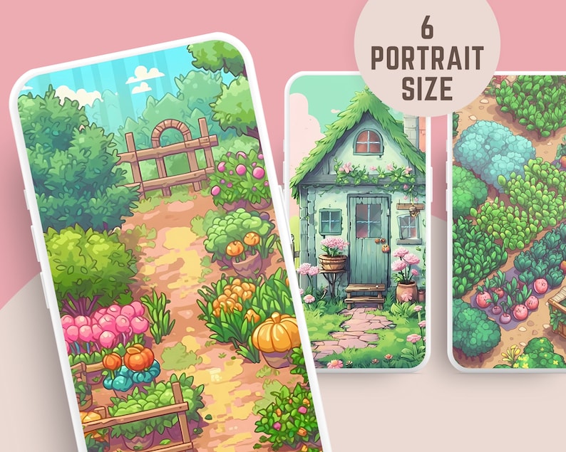 Pink Cottagecore Wallpaper Pastel Wallpaper Pink Desktop - Etsy