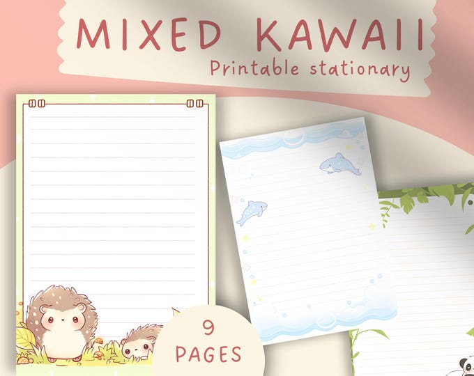 A5 Cute Animal Journal With Cute Bookmark - 224 Pages Soft Leather ...