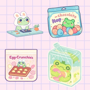 Frog Png Kawaii Food Sticker Easter Frog Png Anime Sticker Kawaii Frog ...