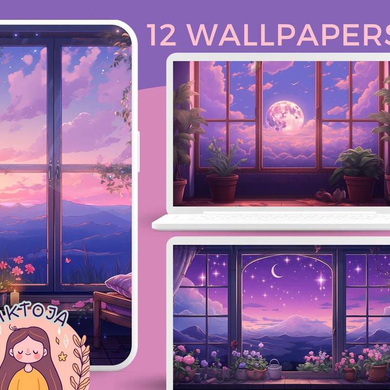 Wallpaper 4k Purple - Etsy