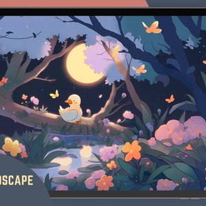 Kawaii Fall Ducks Wallpaper Autumn Wallpaper Halloween Desktop ...