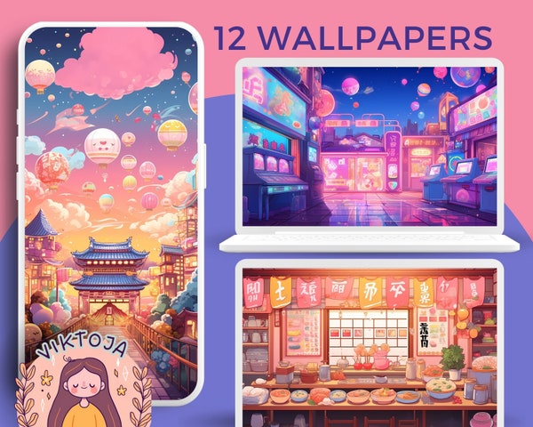 Game Over Pastel Desktop Wallpaper Background Retro Pixel Pink & Purple ...