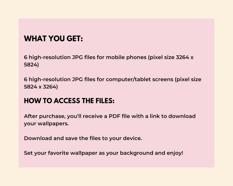 Pink Cottagecore Wallpaper Pastel Wallpaper Pink Desktop - Etsy