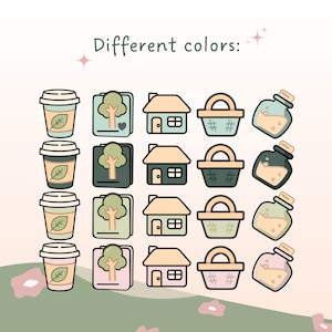 Matcha Cat Desktop Icons: 80+ Green Boho Folder Icons (PNG & ICO) - Etsy