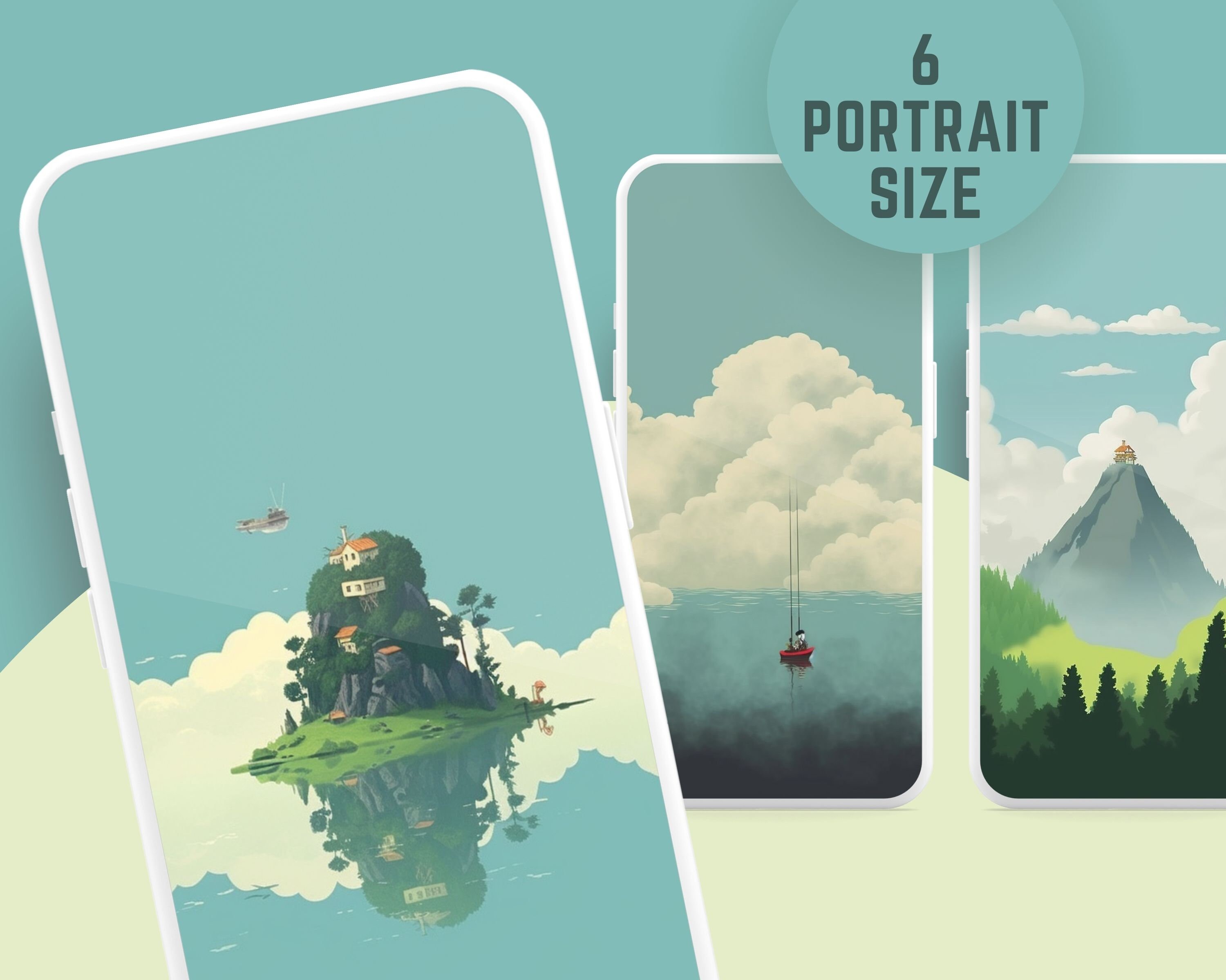 Desktop Wallpaper Minimalist Studio Ghibli Wallpaper Anime - Etsy UK