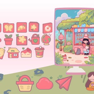 Little Shop Wallpaper Plants Wallpaper Aesthetic Cozy Wallpaper Desktop ...